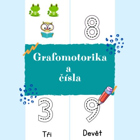 Grafomotorika čísla s počty do 10 - Grafomotorika | UčiteléUčitelům.cz